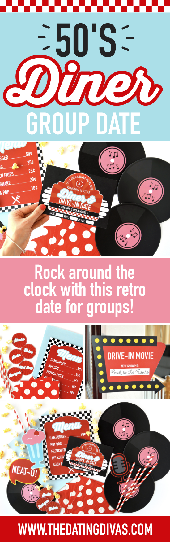 50's Diner Group Date - From Date Your Spouse