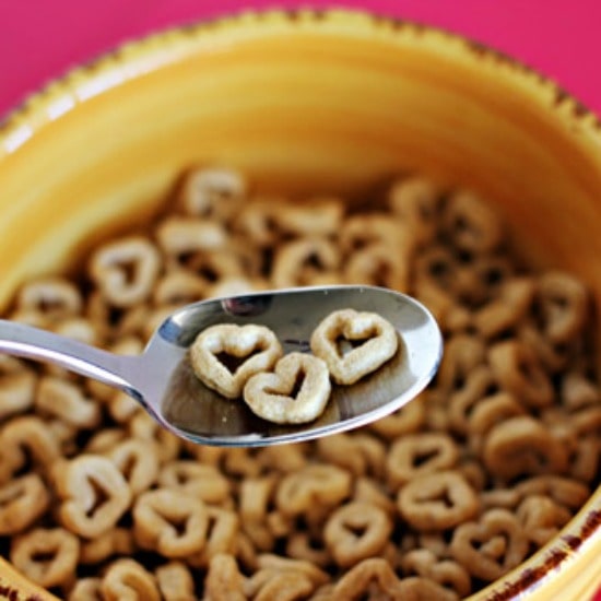 I Love You with my Whole Heart Cereal