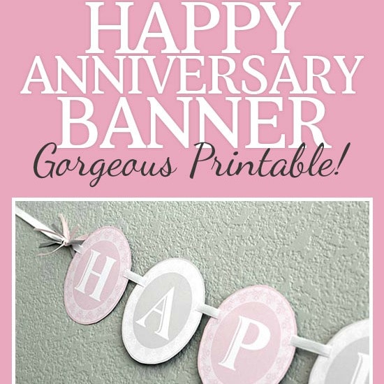 Happy Anniversary Banner