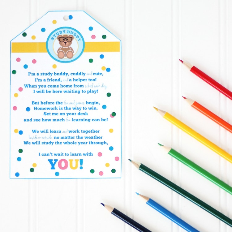 Study Buddy Back to School Gift - Date Your Spouse