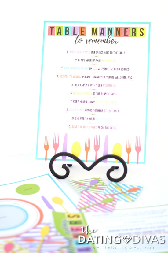 Table Manners Matter - Date Your Spouse