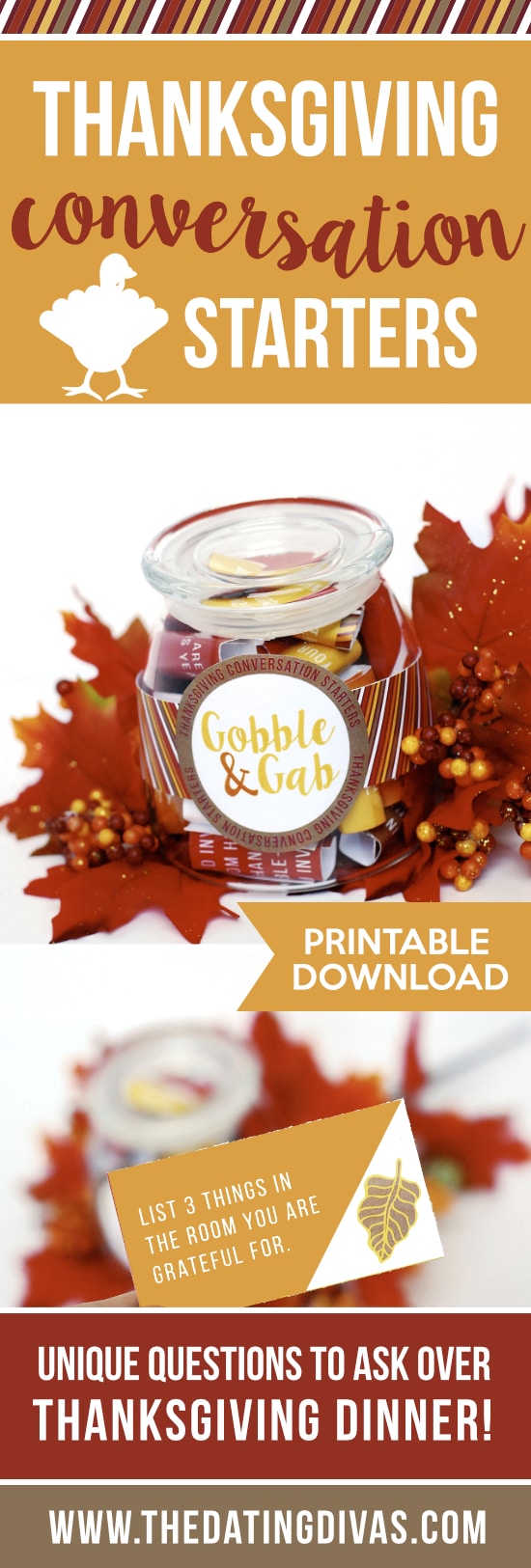 Thanksgiving Conversation Starters - From Date Your Spouse