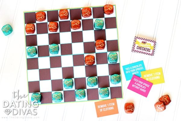 Chocolate Checkers - Date Your Spouse