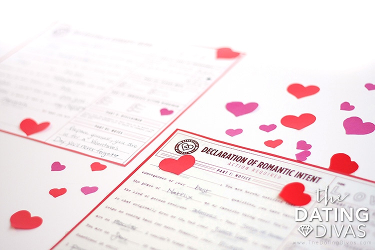 Declaration of Love Card {Printables & Gifts} - Date Your Spouse