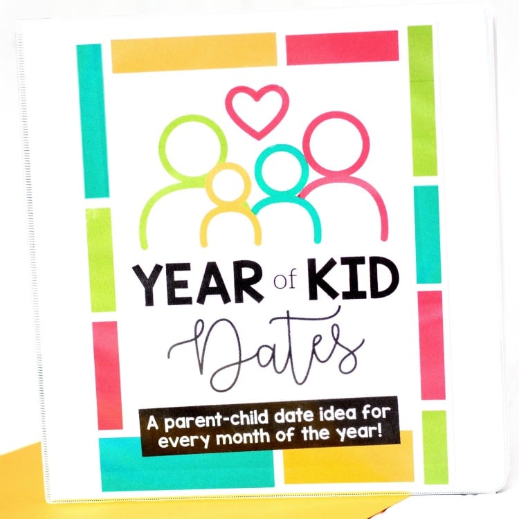 Year of Kid Date Ideas Binder - Date Your Spouse