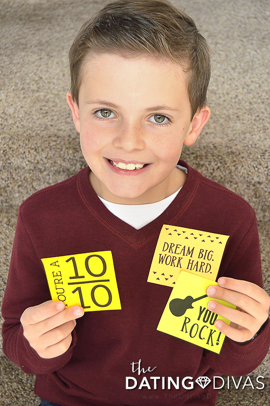 Kids' Printable Sticky Notes - From Date Your Spouse