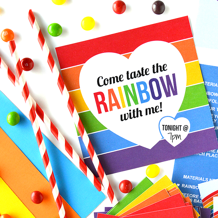 Taste the Rainbow Date Night - From Date Your Spouse