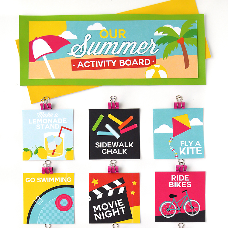 Summer Activity Board for Kids - From Date Your Spouse