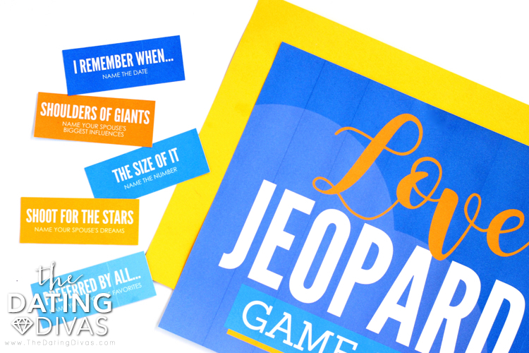 DIY Jeopardy Game for Couples - From Date Your Spouse