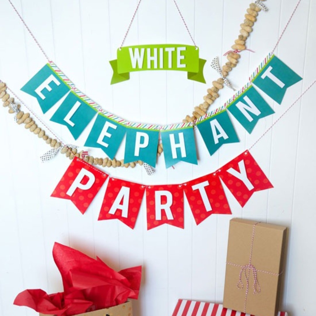 White Elephant Party Printable Kit - From Date Your Spouse
