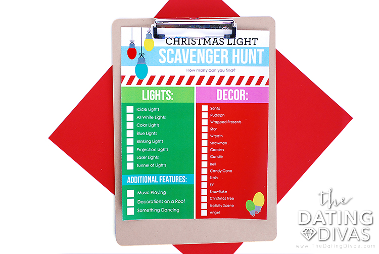 Christmas Light Scavenger Hunt | Date Your Spouse