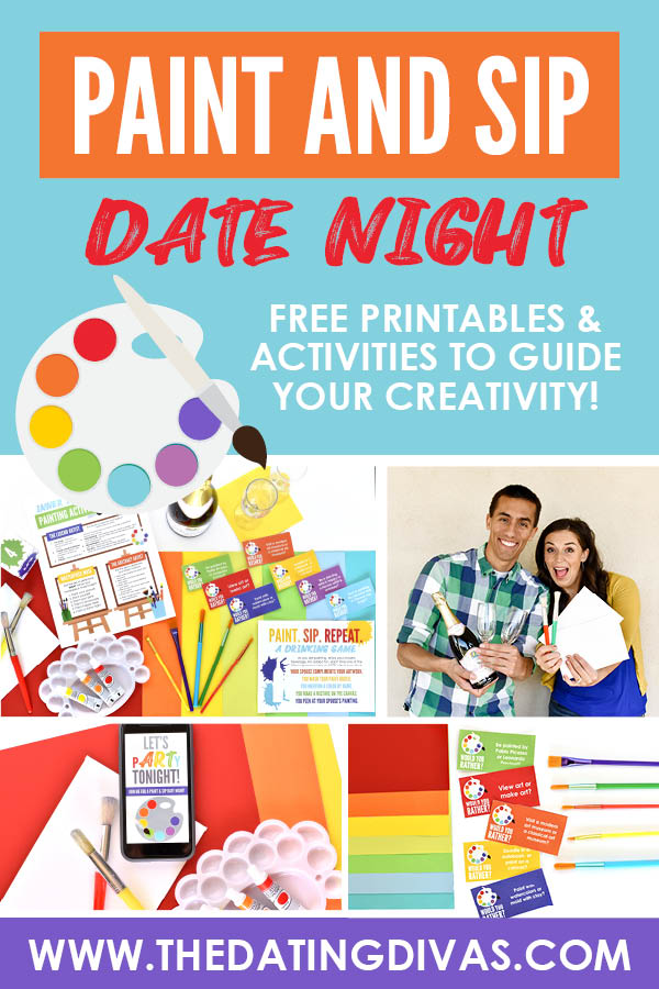 Paint and Sip Date Night Activity | Date Your Spouse