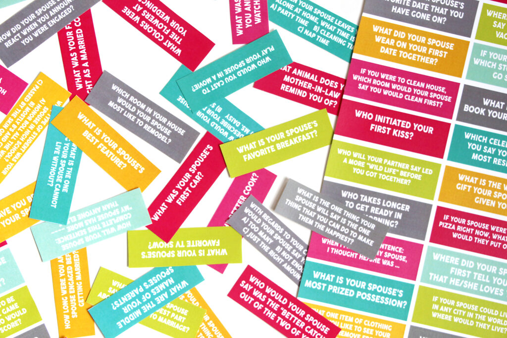 78 Laugh-Out-Loud Couples Dating Game Questions | Date Your Spouse