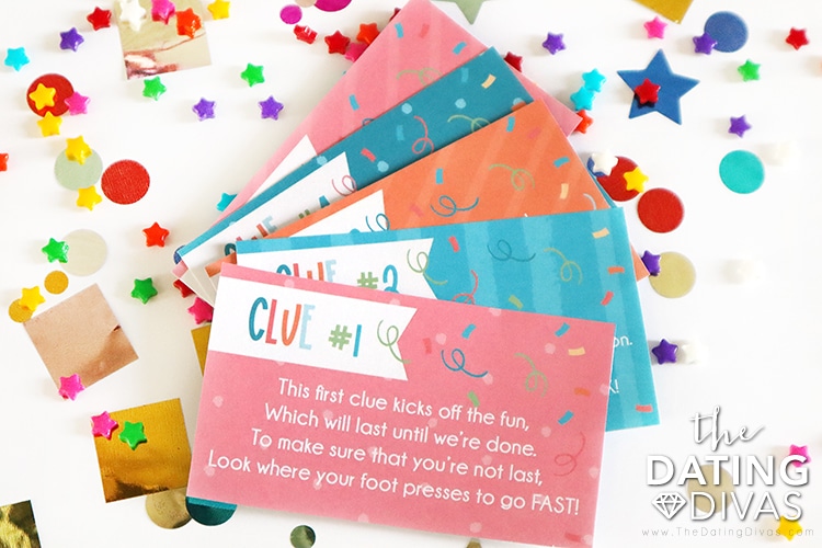 Fun Birthday Scavenger Hunt with Free Printable Clues | Date Your Spouse