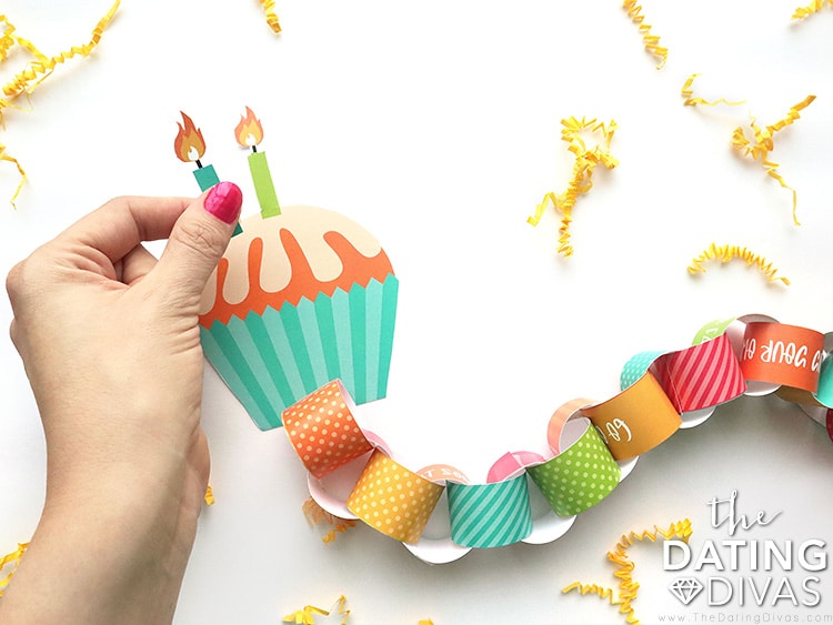 Printable Birthday Countdown Chain + 8 Bonus Ideas - Date Your Spouse