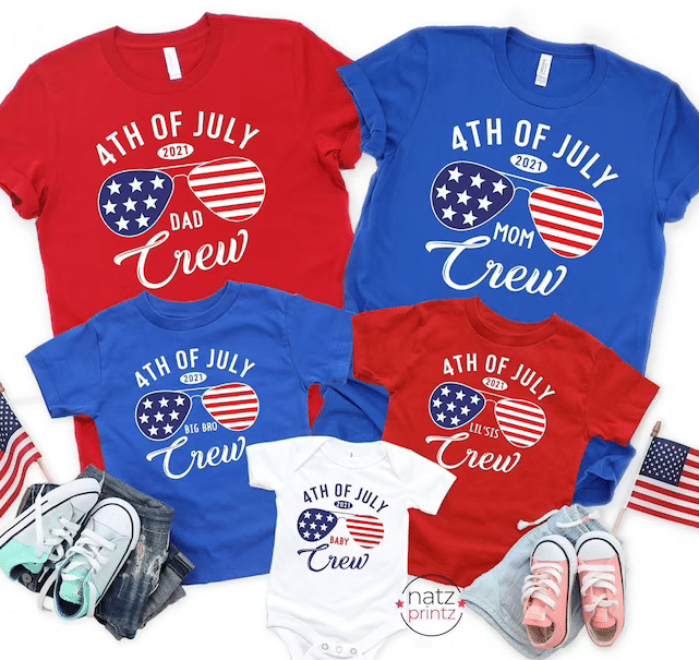 25 Star-Spangled Family Matching Outfits for July 4th | Date Your Spouse