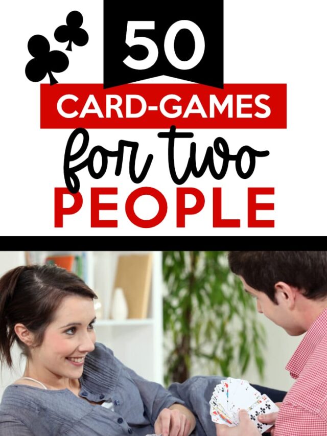 50 Fun & Easy 2 Player Card Games | Date Your Spouse