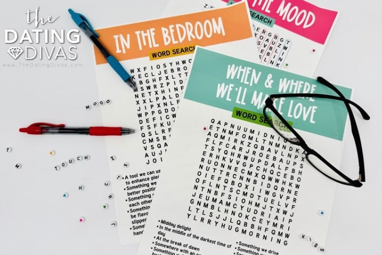 Sexy Bedroom Word Search Game for Couples | Date Your Spouse