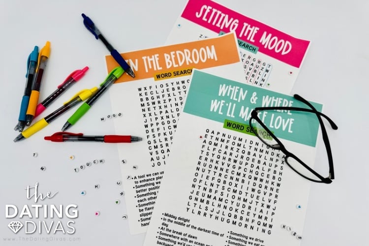 Sexy Bedroom Word Search Game for Couples | Date Your Spouse