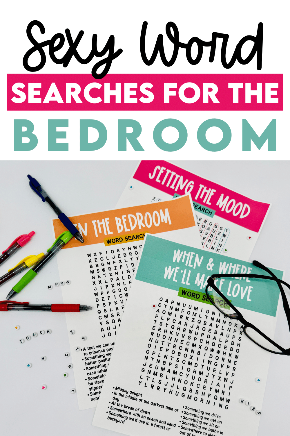 Sexy Bedroom Word Search Game for Couples | Date Your Spouse