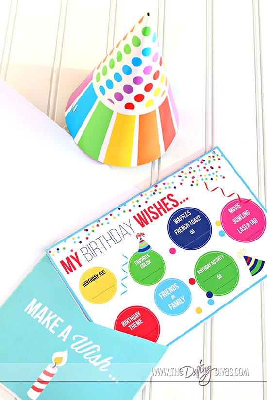 Birthday Questionnaire for Spouse and Kids