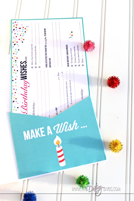Birthday Questionnaire for Spouse and Kids