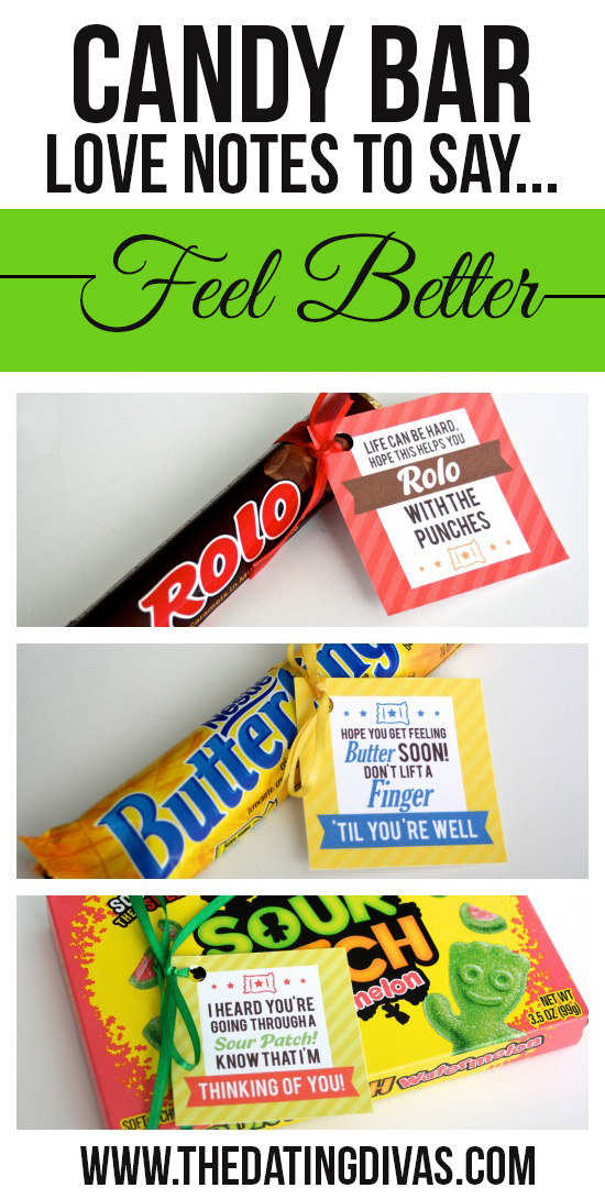 FREE Candy Bar Gift Tags with Clever Candy Puns - Date Your Spouse