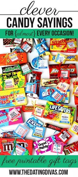 FREE Candy Bar Gift Tags with Clever Candy Puns - Date Your Spouse