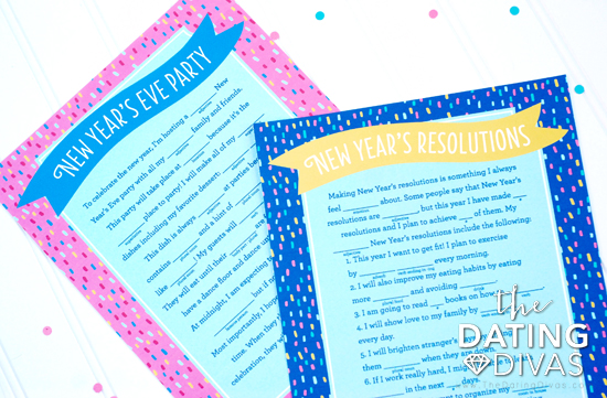 New Year's Eve Mad Libs