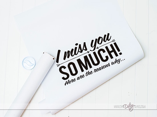 "Reasons I Love You" Posters- an Easy, Romantic Gift Idea